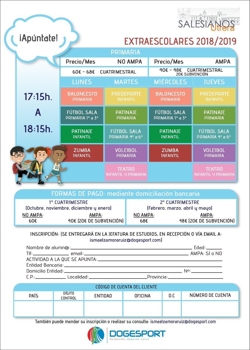Actividades Extraescolares Colegio